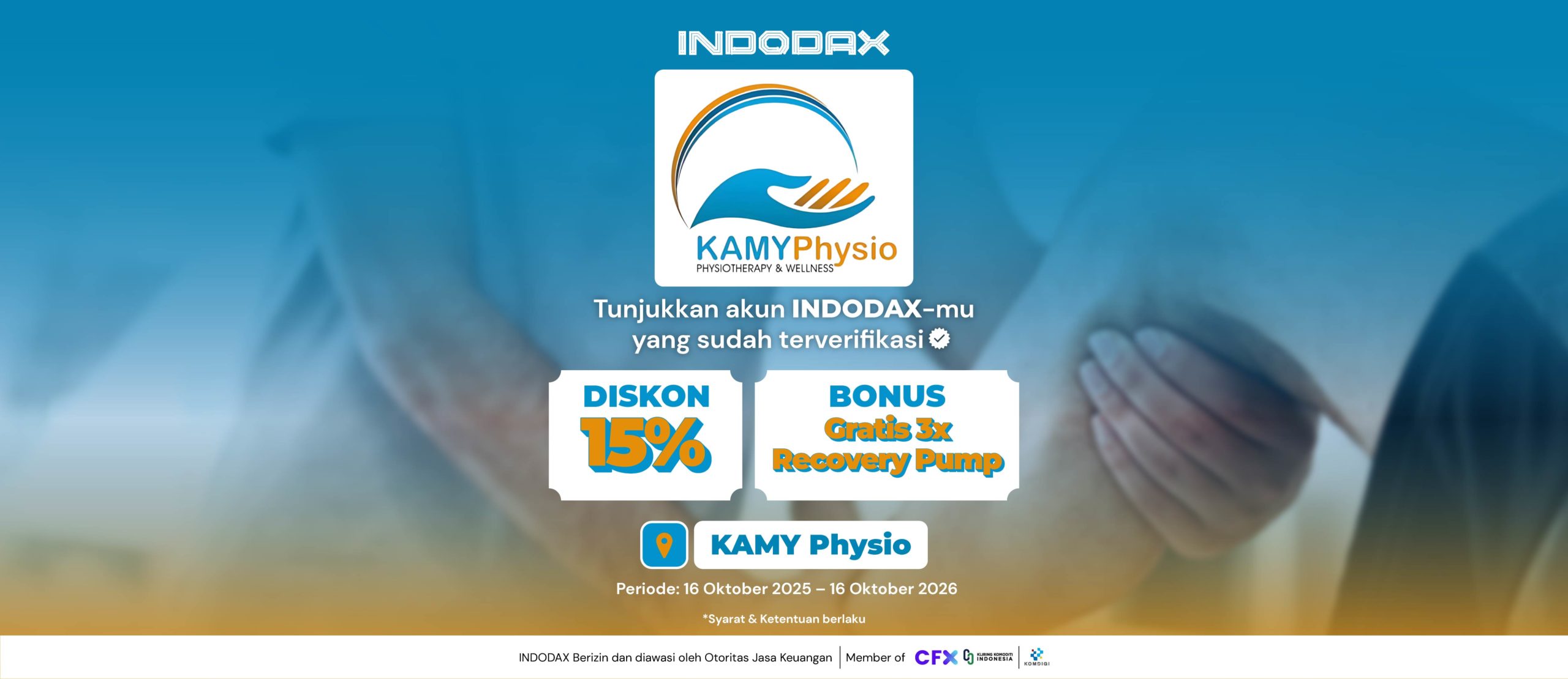 Promo INDODAX x KAMY Physio